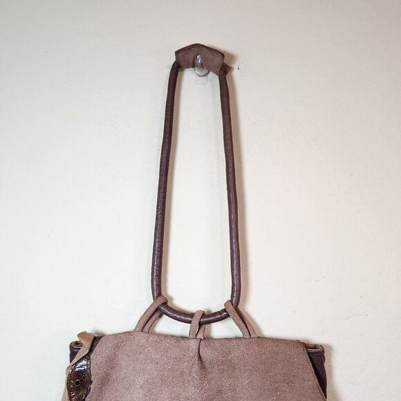 Susan Riedweg | Bags | Susan Riedweg Brown Leather Hide Snake Skin Fur ...